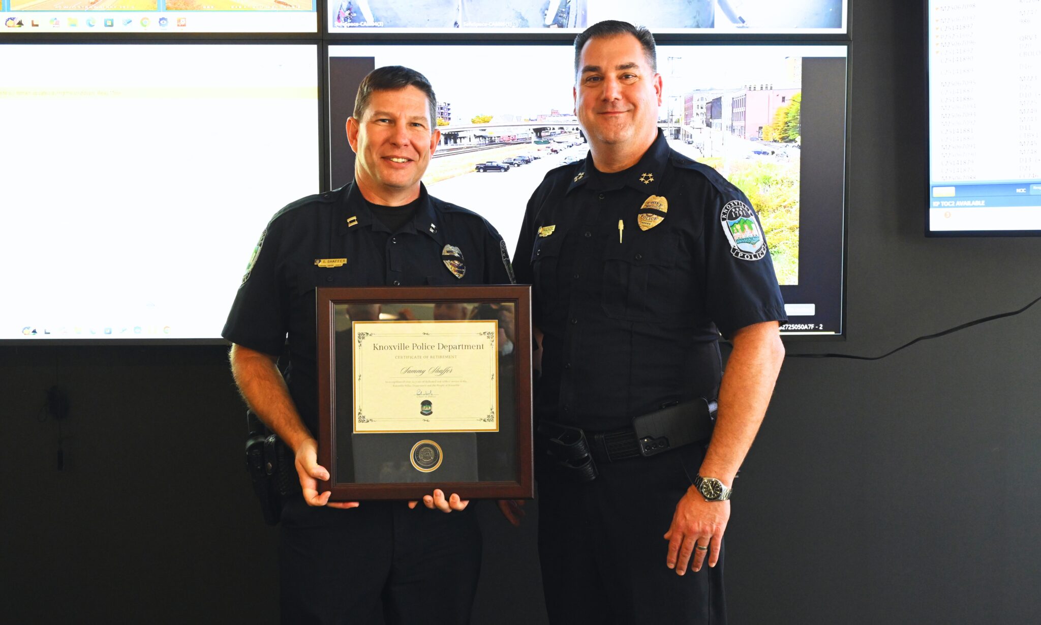 Captain Sammy Shaffer set to retire from KPD - Knoxville Police Department